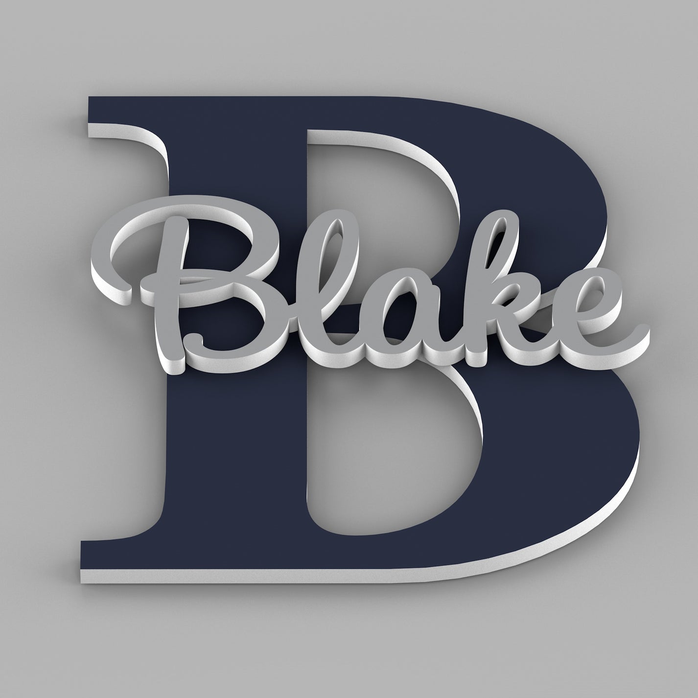 Personalized name sign with Capital Letter - Nursery Name Signs ...