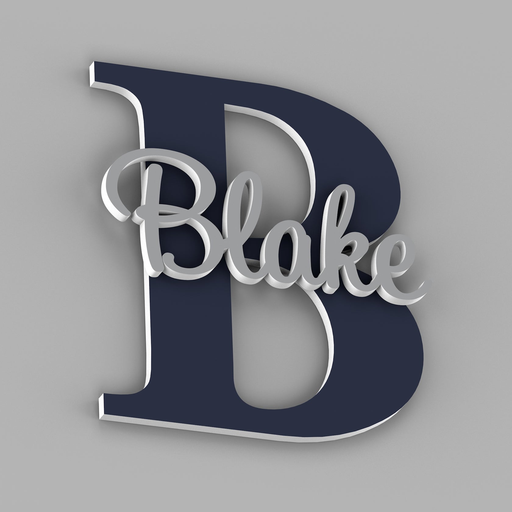 Personalized name sign with Capital Letter - Nursery Name Signs ...